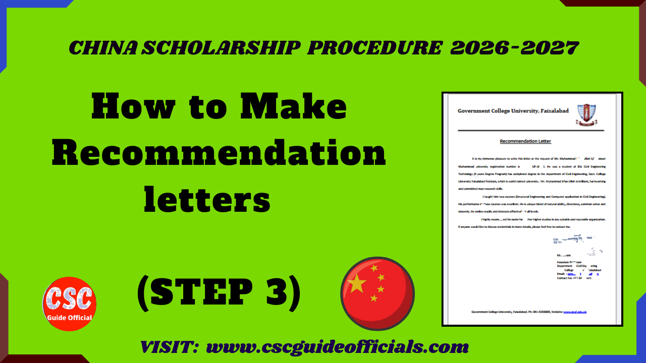 how to make recommendations letters csc guide official – CSC Guide Official