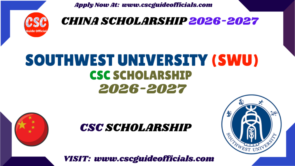 Shandong Normal University (SDNU) CSC Scholarship 2026-2027 || China ...