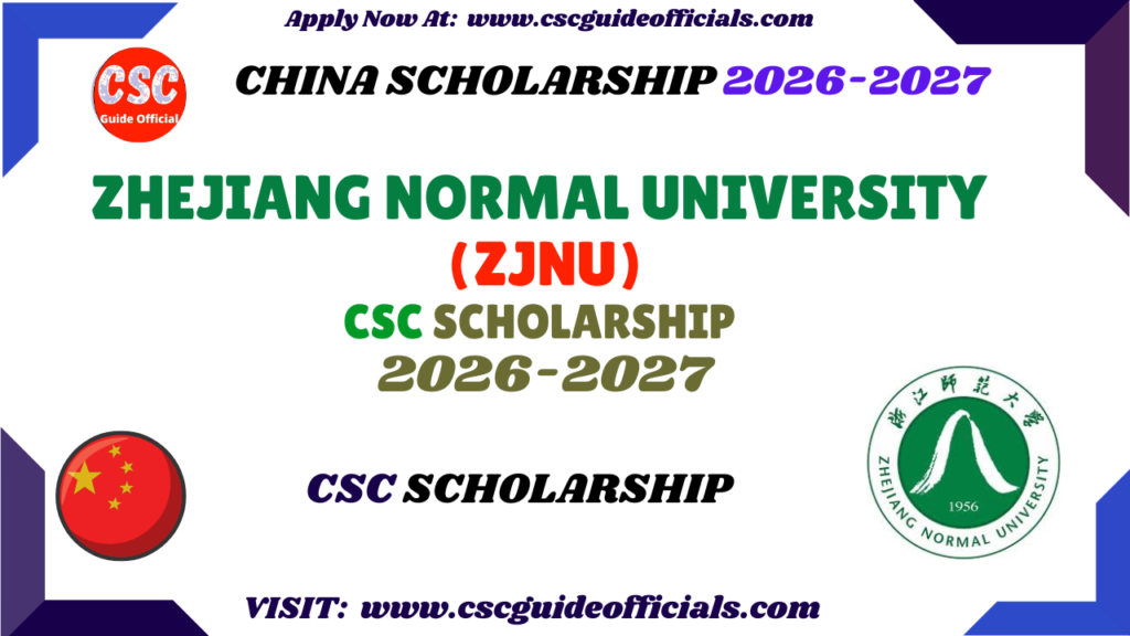 East China Normal University ECNU CSC Scholarship 2026-2027 || ECNU CSC Scholarship 2026 CSC ...